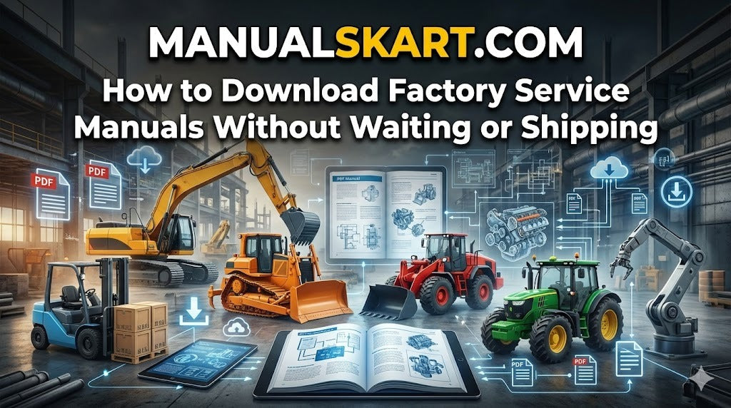 How to Download Factory Service Manuals Without Waiting or Shipping