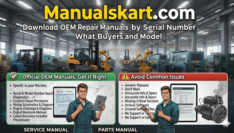 Download OEM Repair Manuals by Serial Number and Model