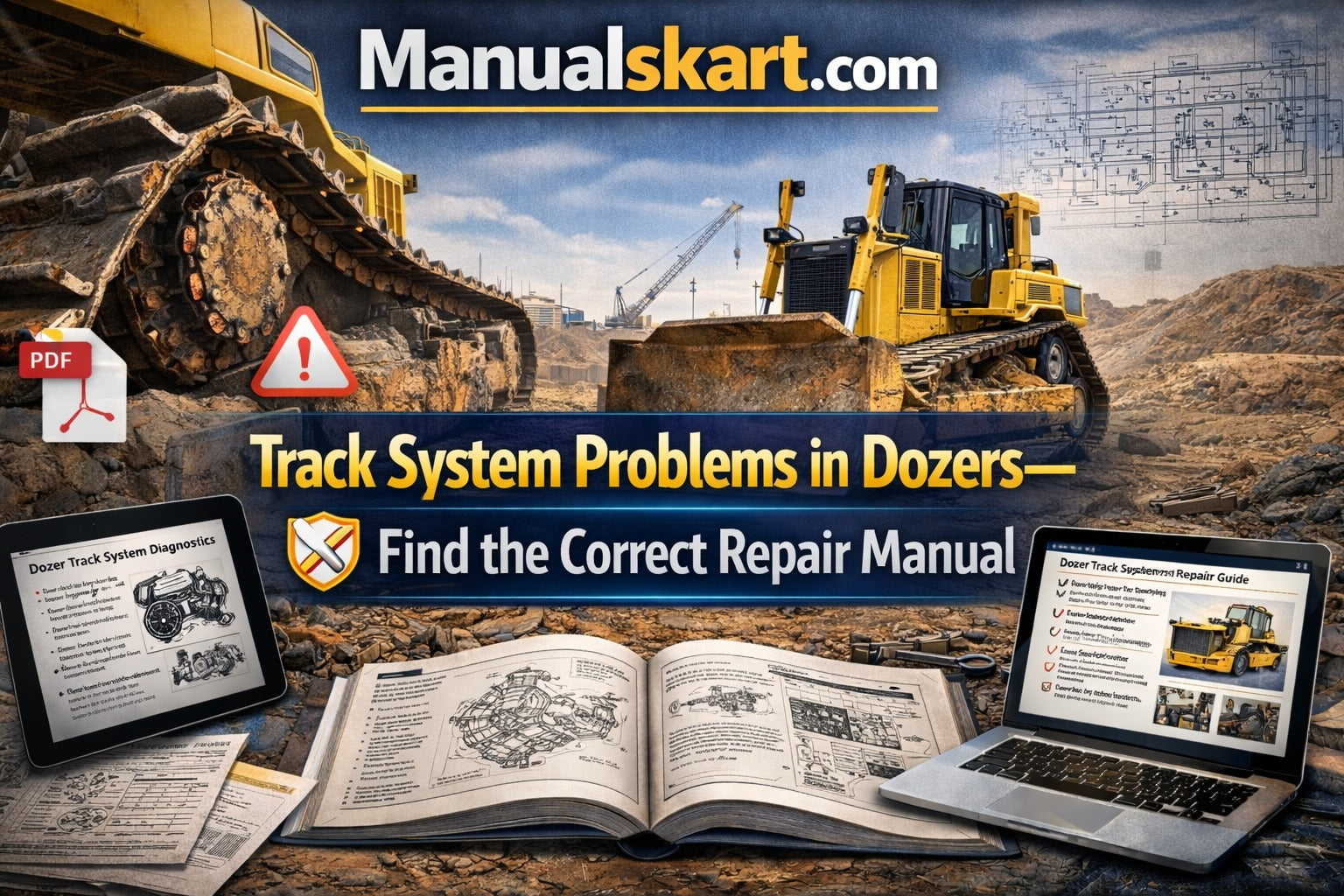 Track System Problems in Dozers—Find the Correct Repair Manual